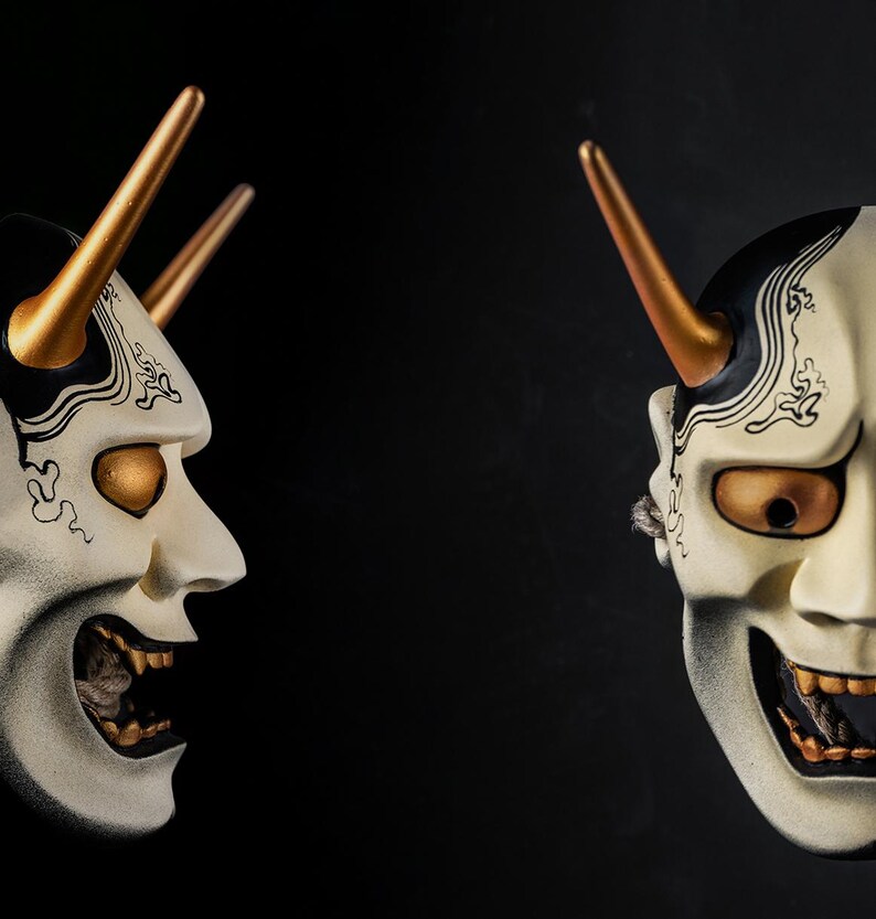 Hannya Mask Noh Theatre Handmade - Etsy