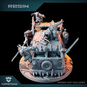 Orc Ninja Battle Van - Puppetswar - Resin Cast & Print - Tabletop ...