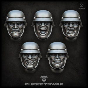Sturmpioniere Heads - Puppetswar - Resin Cast - Tabletop Wargaming - Etsy