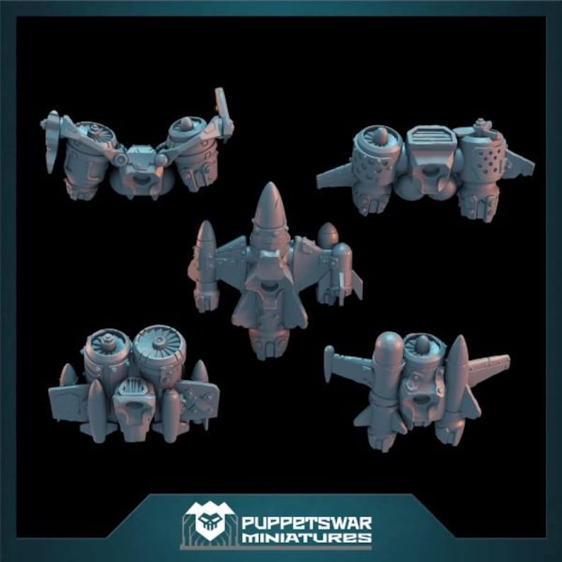 Orc Rocket Packs Puppetswar Resin Print - Etsy