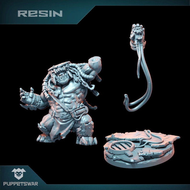 Orc Tracker Shaman - Puppetswar - Resin Print - Tabletop Wargaming - Etsy