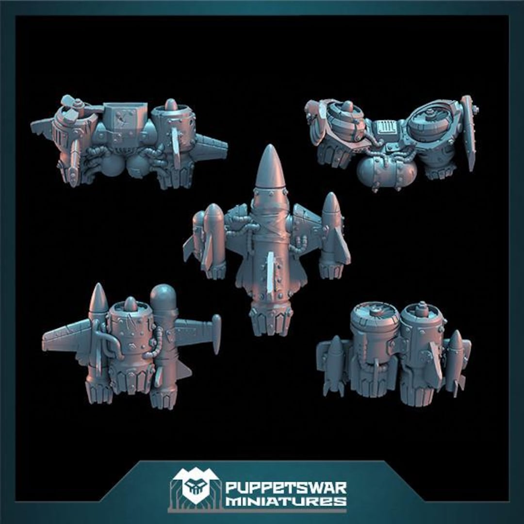 Orc Rocket Packs - Puppetswar - Resin Print - Etsy