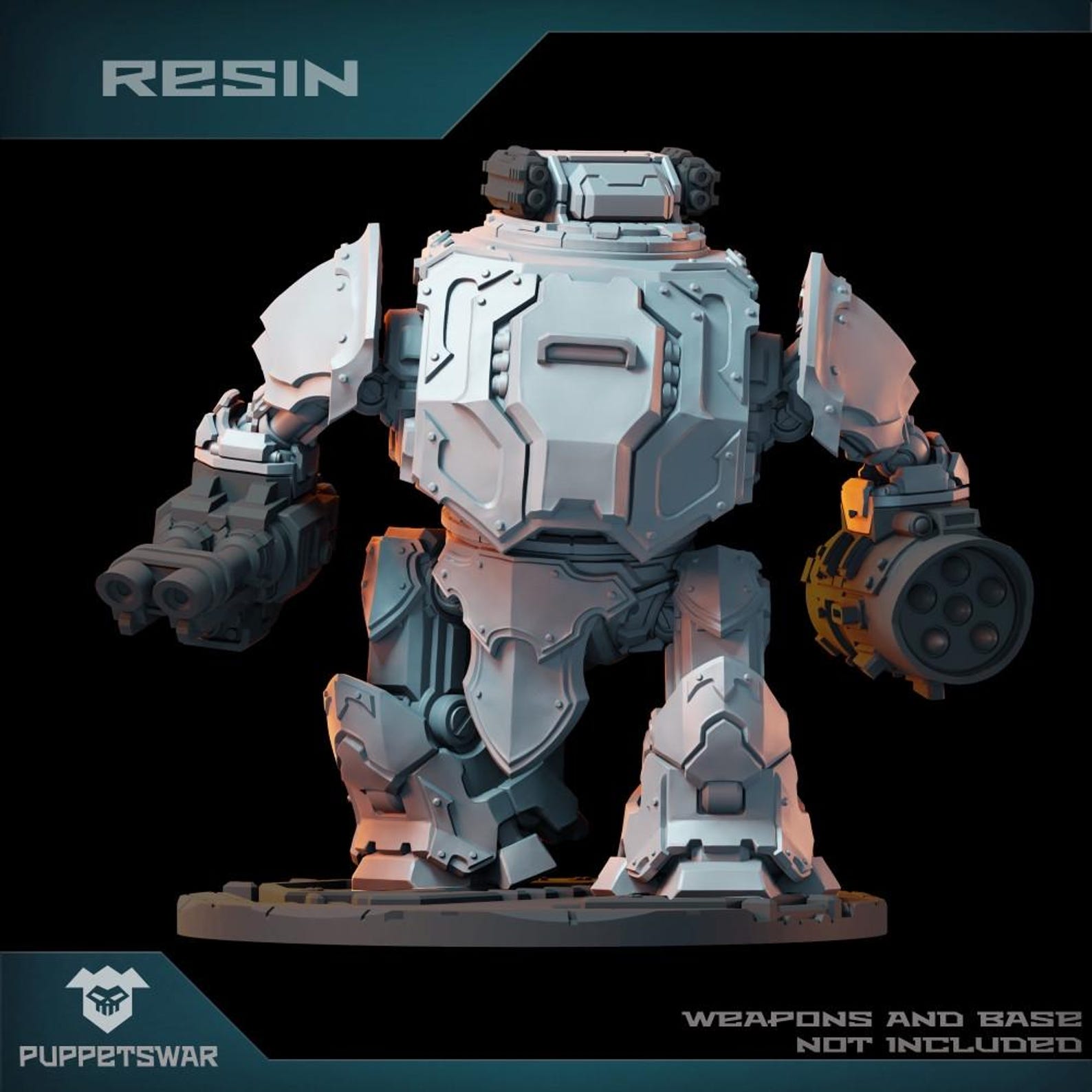 Enforcer MK2 Body [knight] - Puppetswar - Resin Print - Tabletop ...
