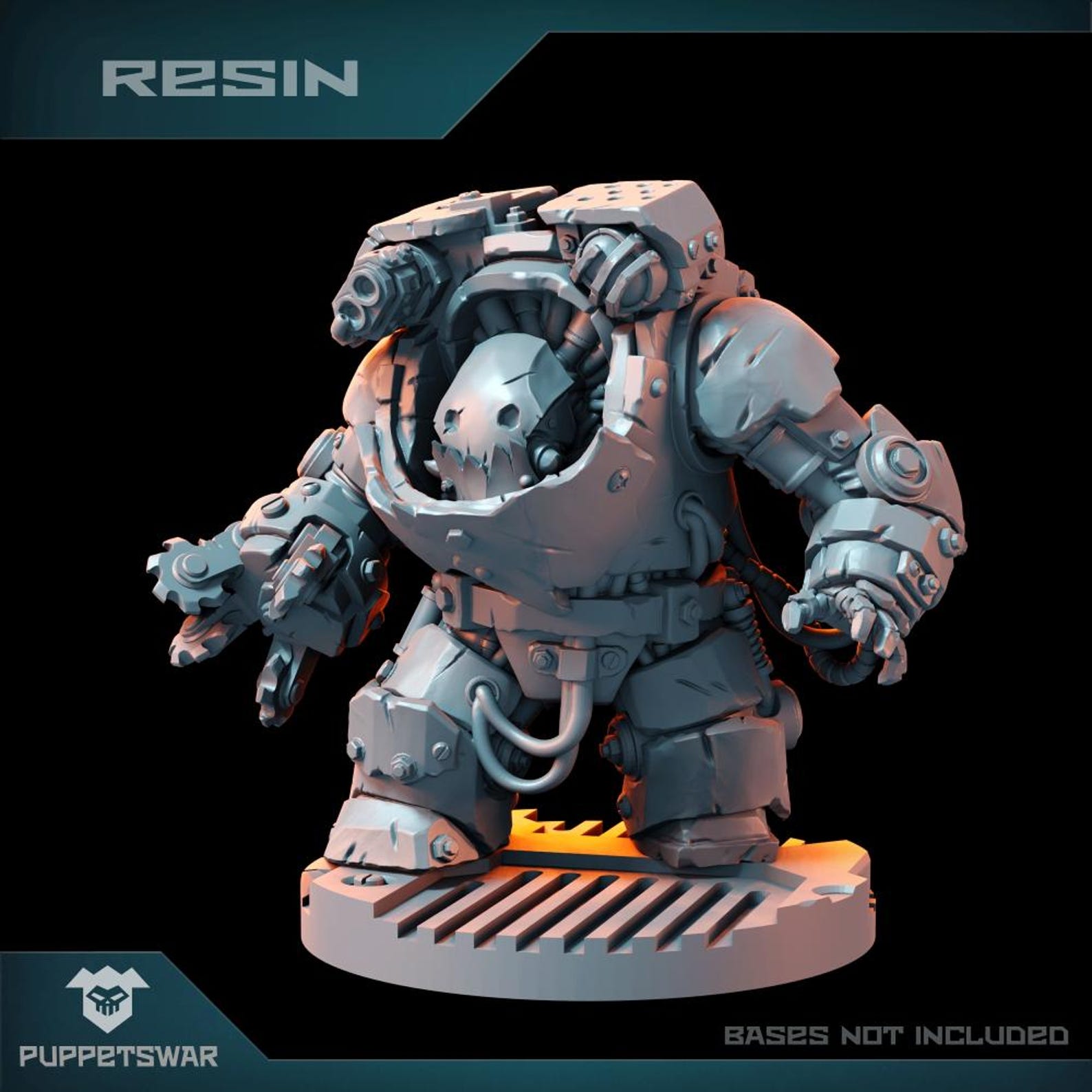 Orcs in Buster Armour [bushi Bits Included] - Puppetswar - Resin Print - Tabletop Wargaming - Etsy