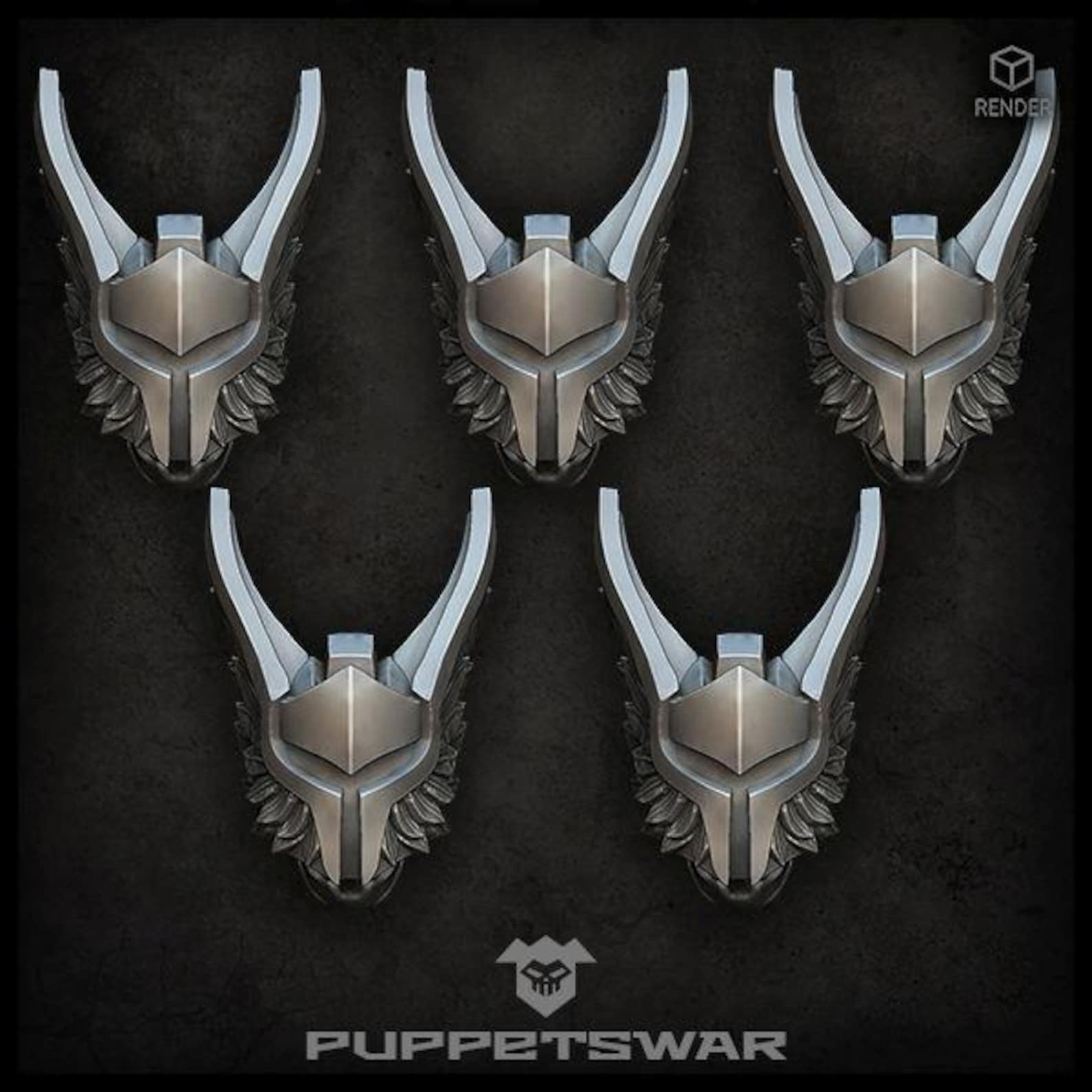 Angel Helmets - Puppetswar - Resin Cast - Tabletop Wargaming - Etsy