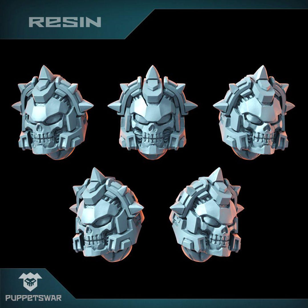 Saint Reaper Helmets - Wargaming - Puppetswar - Resin Cast - Etsy