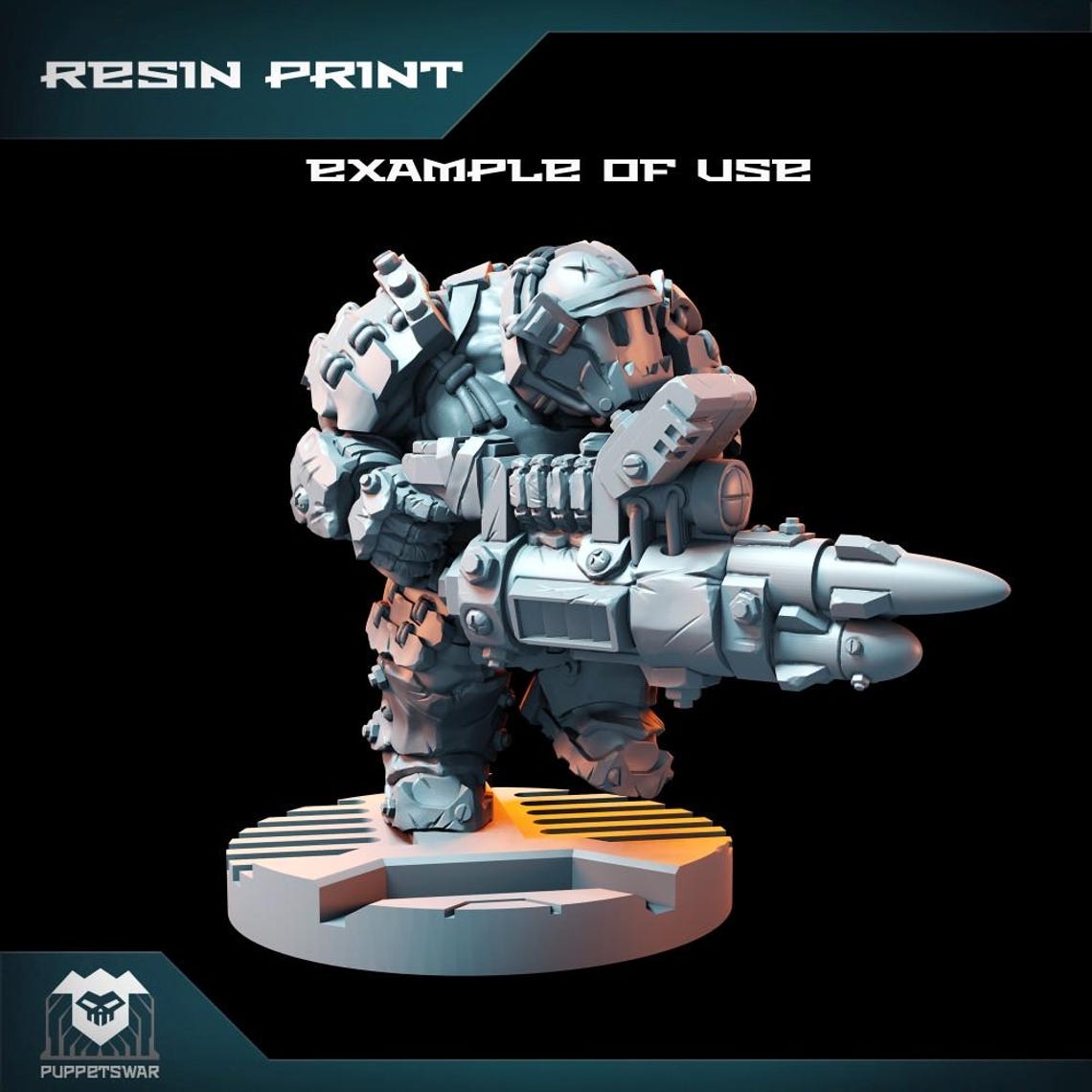 Orc Rocket Launchers - Puppetswar - Resin Print - Tabletop Wargaming - Etsy