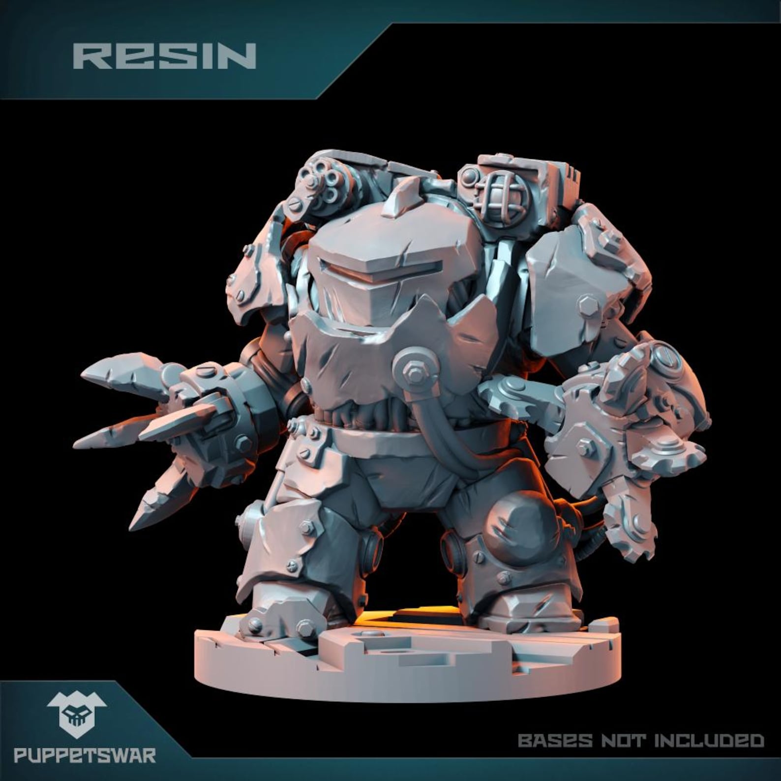 Orcs in Buster Armour [bushi Bits Included] - Puppetswar - Resin Print - Tabletop Wargaming - Etsy