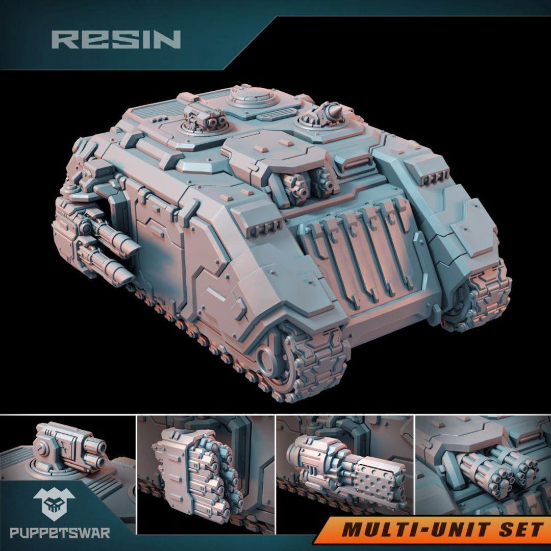 Pitbull Heavy Tank - Puppetswar - Resin Print - Tabletop Wargaming - Etsy