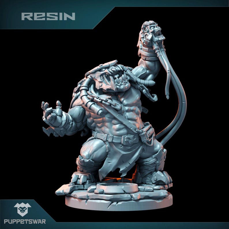 Orc Tracker Shaman - Puppetswar - Resin Print - Tabletop Wargaming - Etsy