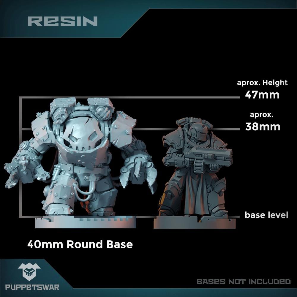 Orcs in Buster Armour [bushi Bits Included] - Puppetswar - Resin Print ...
