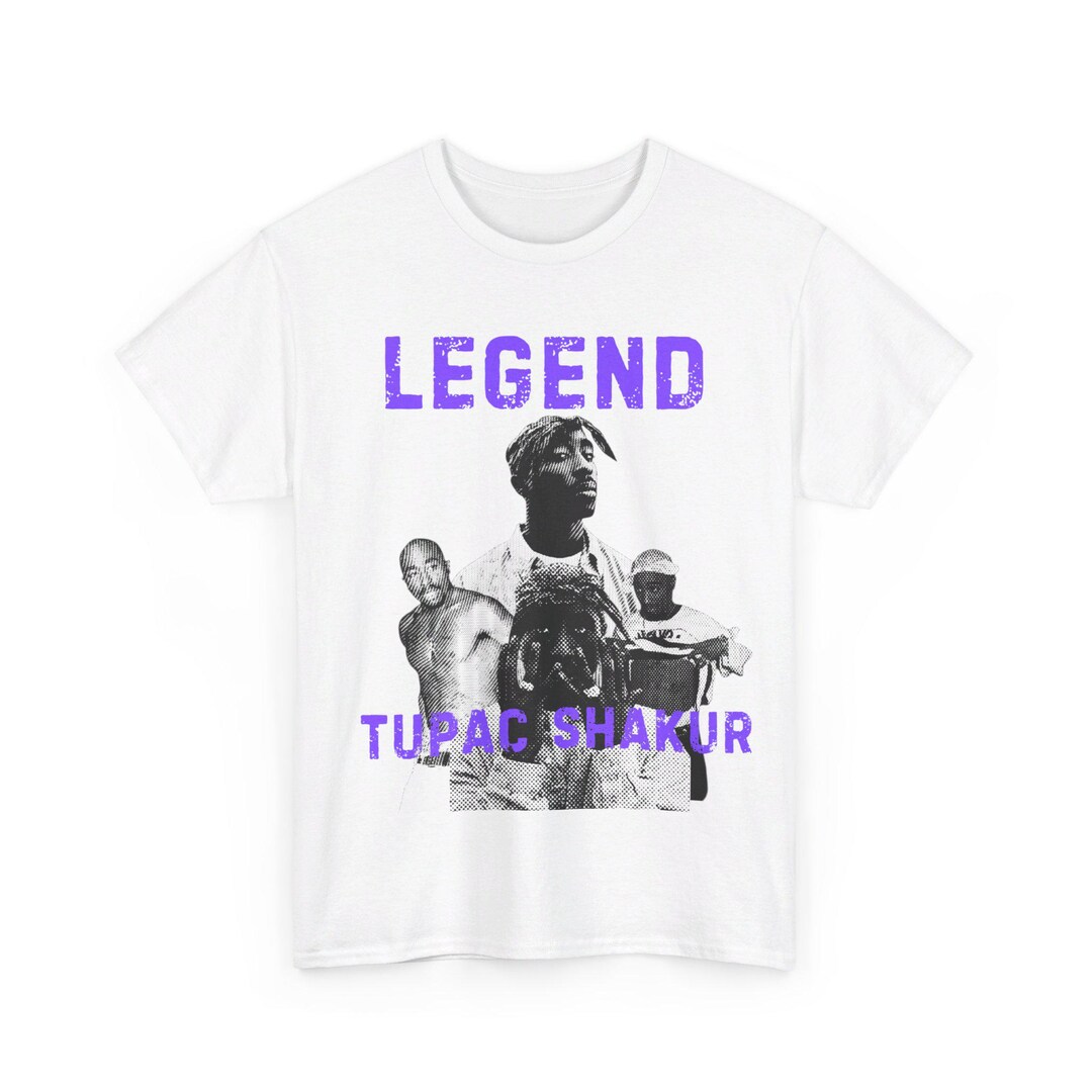 Classic Tupac Shakur Vintage Shirt - Retro Hip-hop Legend Tee With Bold ...