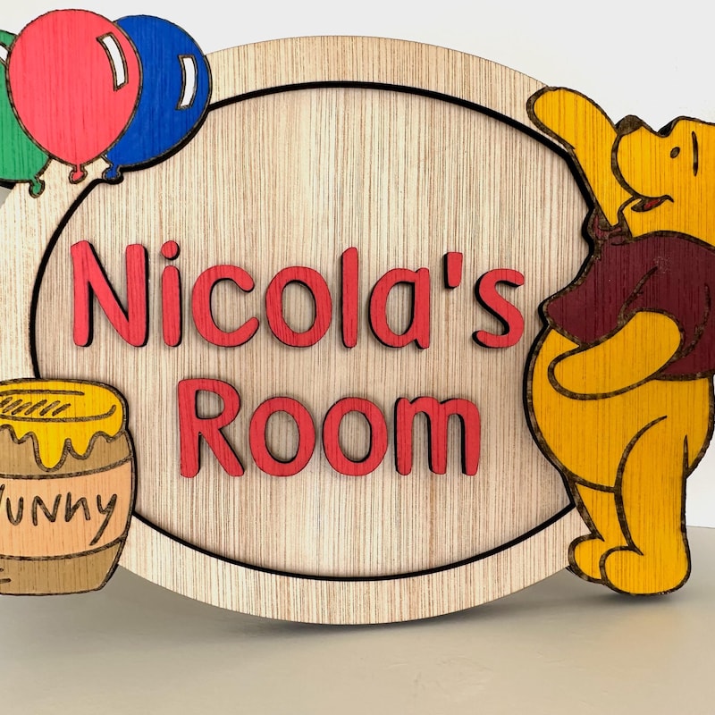 Winnie the Pooh Sign - Etsy