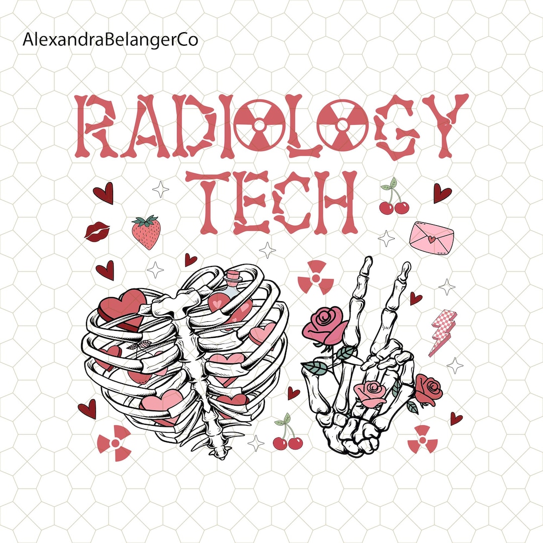 Radiology Tech Valentine Png, Rad Tech Valentines Day Png, Valentine ...