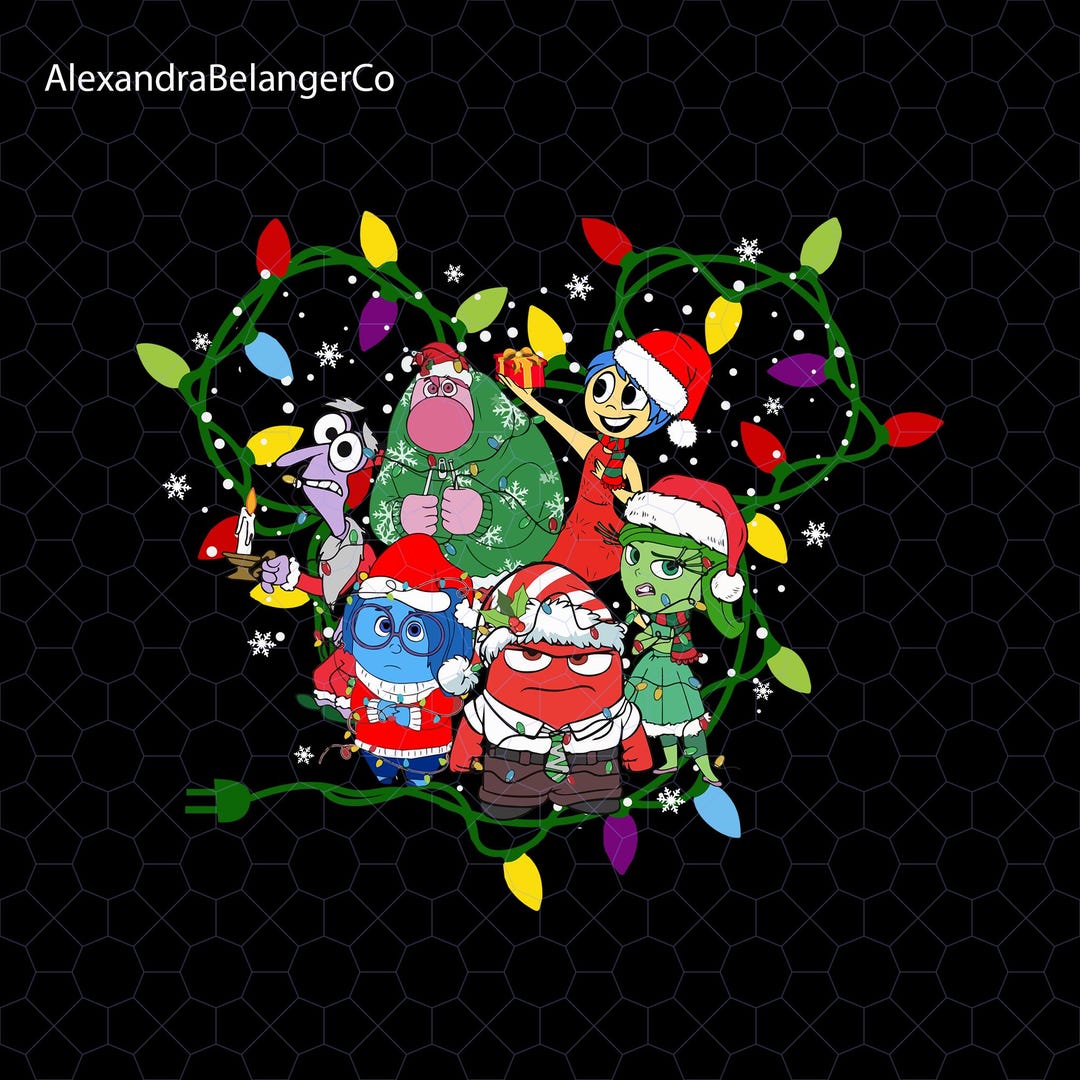 Merry Christmas Inside Out Characters Png, Merry Christmas Png ...