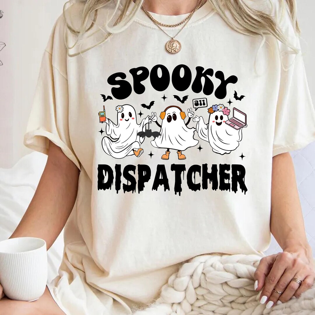 Spooky Dispatcher Halloween 911 Png, Dispatcher Halloween Png ...