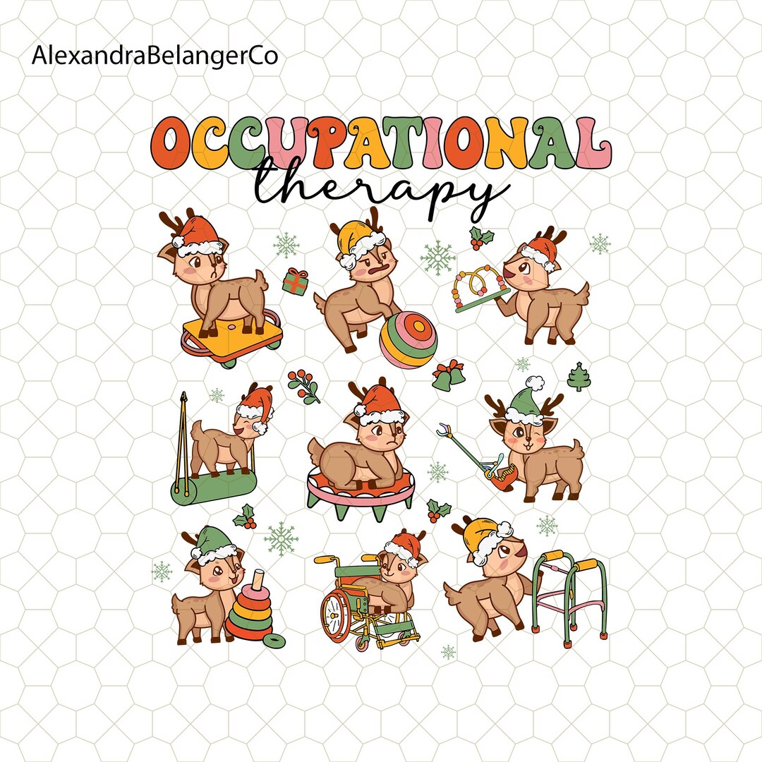 Christmas Occupational Therapy Reindeer Png, Occupational Therapy ...