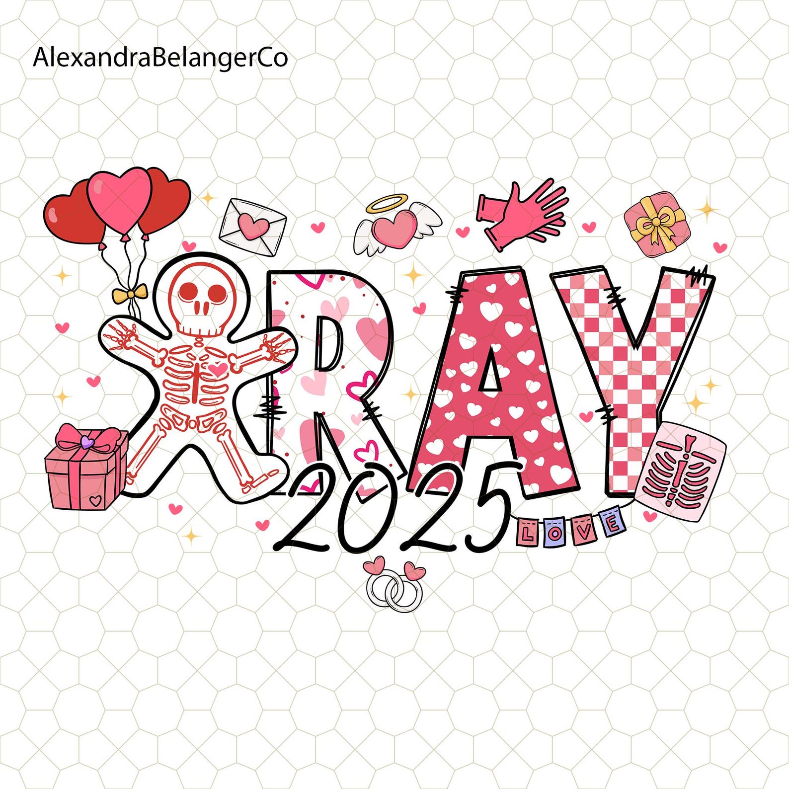 Xray Tech Valentine Png, Radiology Valentine Png, Rad Tech Valentines ...