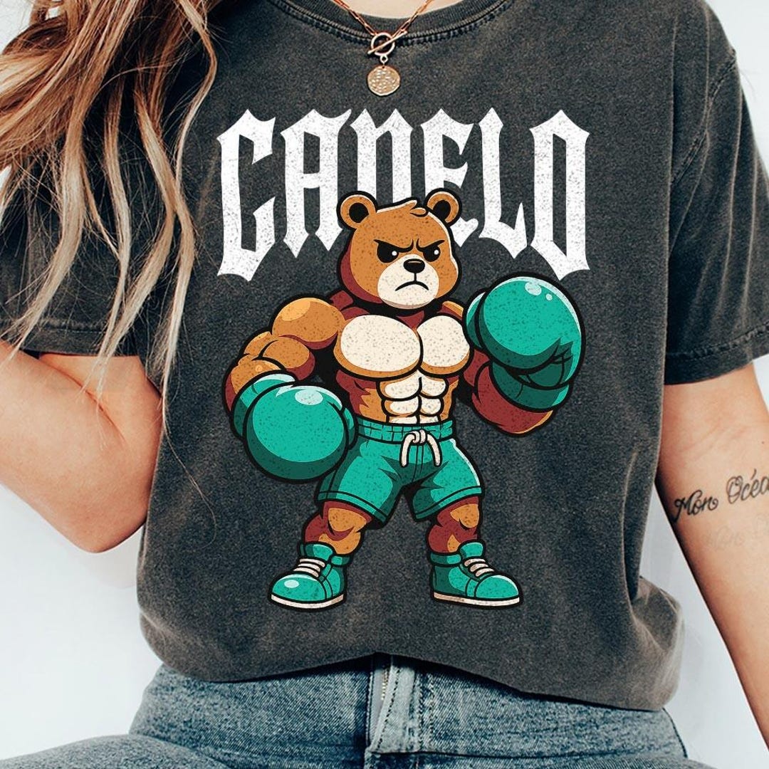 Canelo Alvarez Bear Boxing Shirt - Etsy