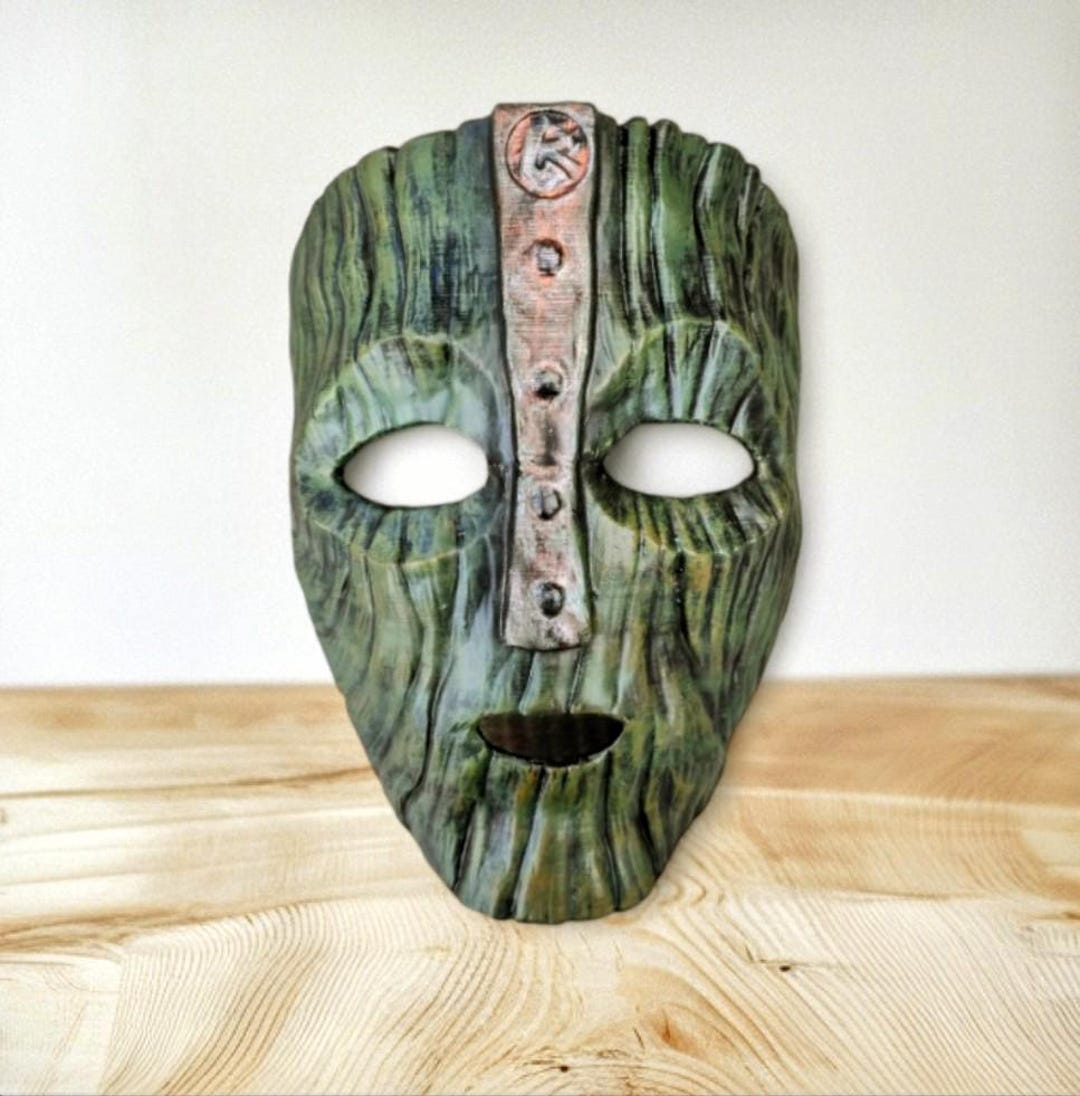 The Mask - Real Size Mask - Home Decor - Wall Art - Halloween - 3D ...