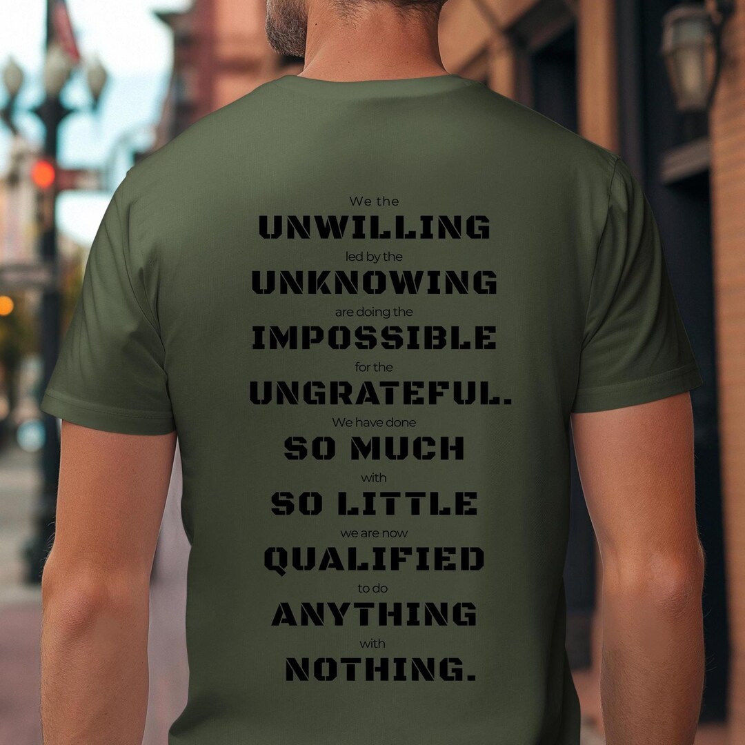 Sarcastic Work Shirt for Men Funny Work Gift Work Sarcastic Quote About ...