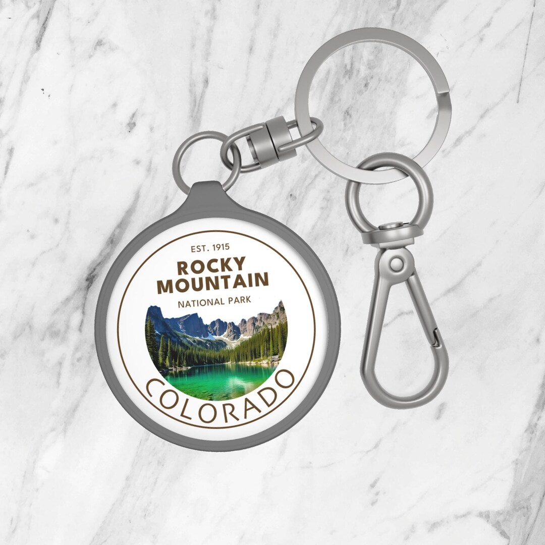 Rocky Mountain National Park Keychain Colorado Keychain Estes Park ...