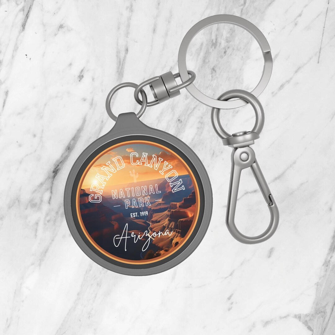 Grand Canyon National Park Keychain With Small Clip Hiking Arizona ...
