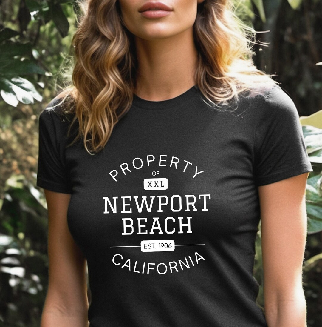 Property of Newport Beach California Tshirt for Women Gift From ...