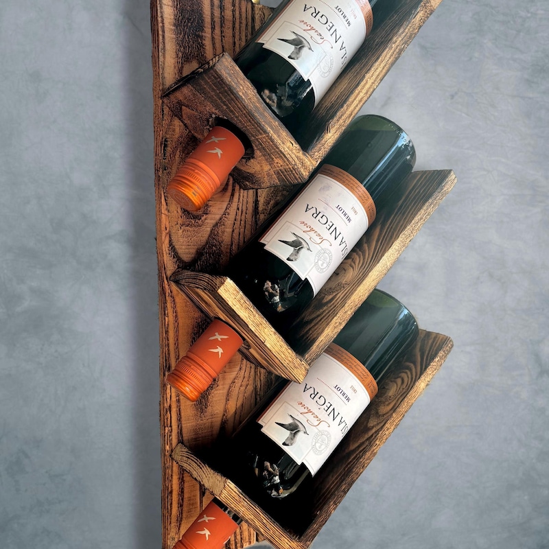 Wooden Wine Rack - Etsy
