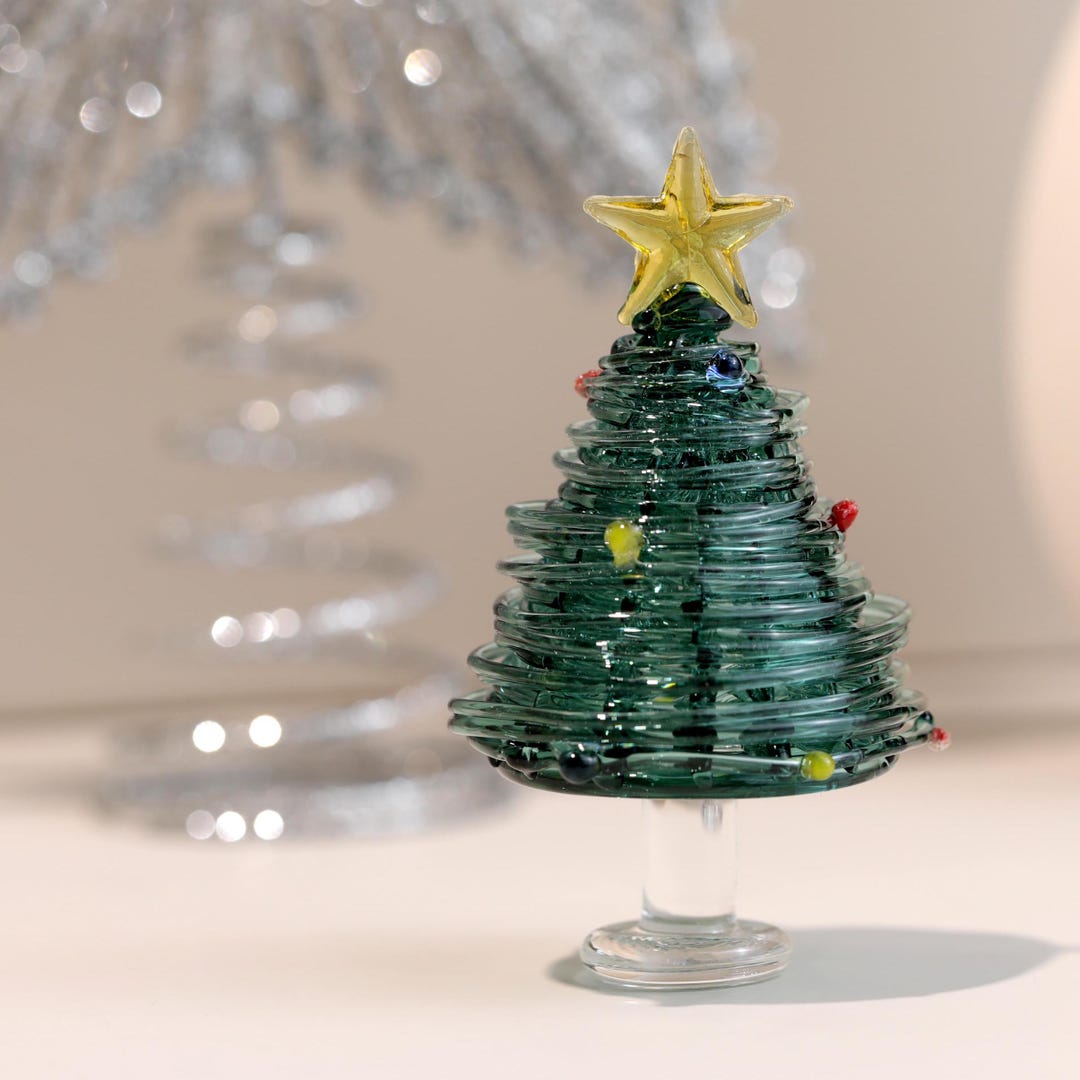 Handmade Christmas Tree Statue, Christmas Sculpture Decoration, Festive ...