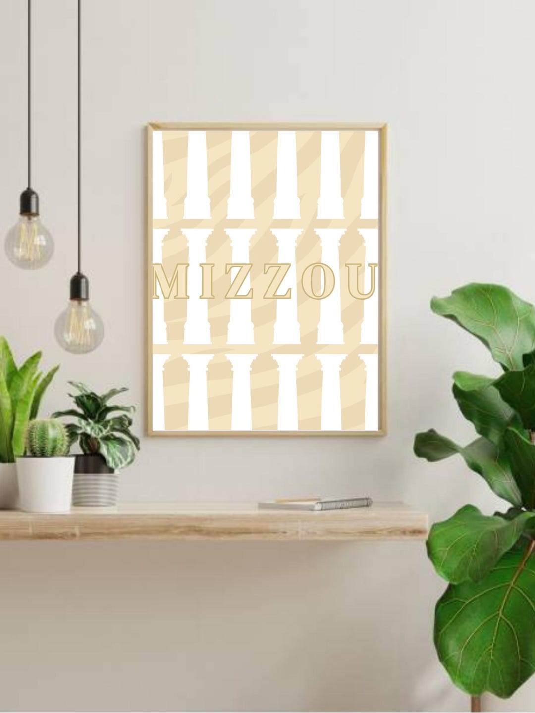 University of Missouri Columns Print, Missouri Tigers, Mizzou, SEC Art ...