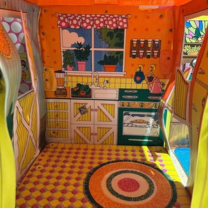 Barbie Country Living Home 1973 Mattel Vintage Fold Out Doll House - Etsy