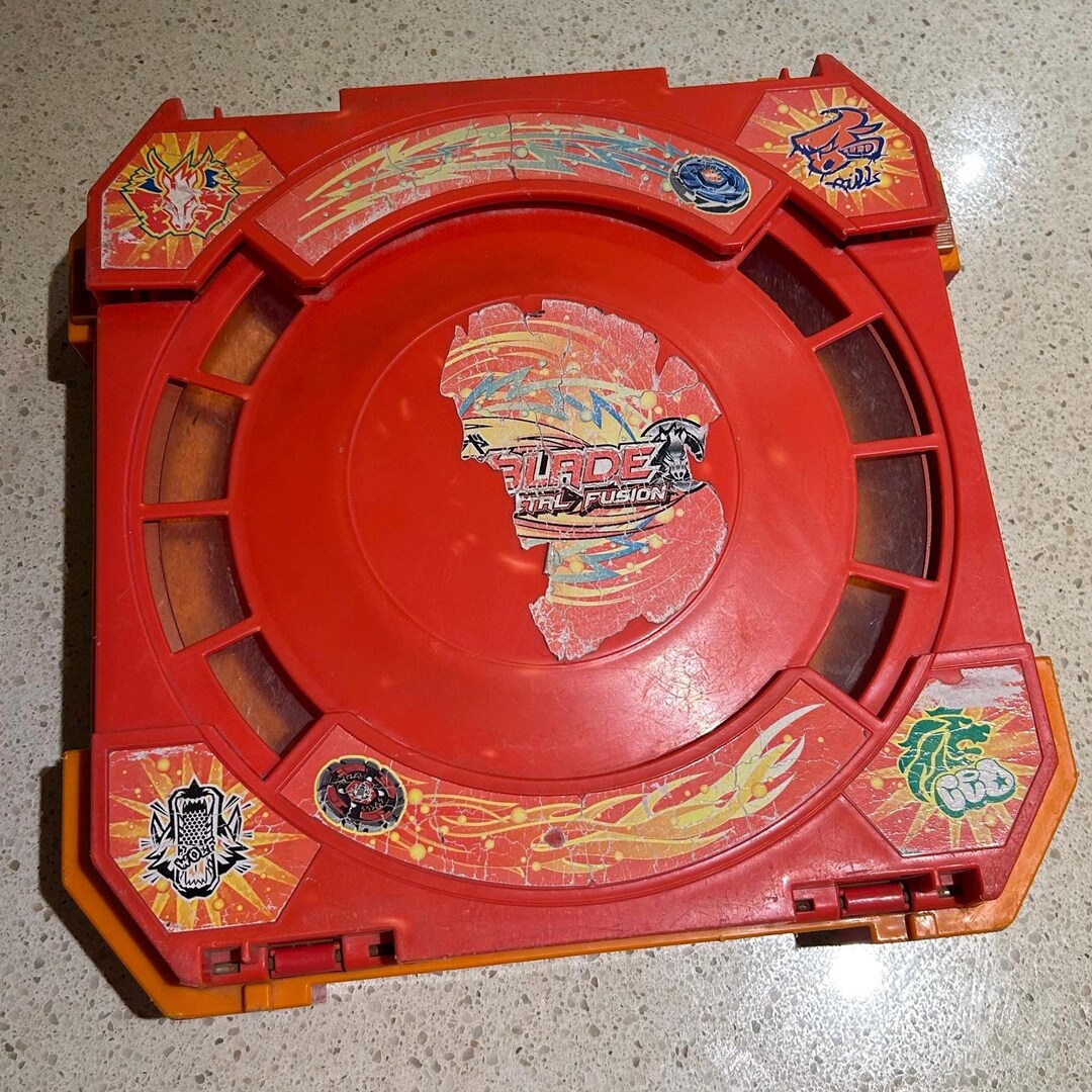 Beyblade Metal Fusion Portable Battle Duel Arena Stadium Hasbro - Etsy UK