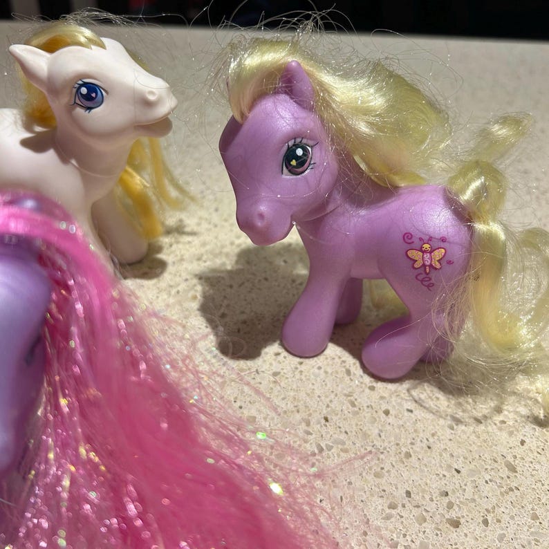 My Little Pony G3 2002 Vintage Hasbro - Sky Wishes, Flutter Butter ...