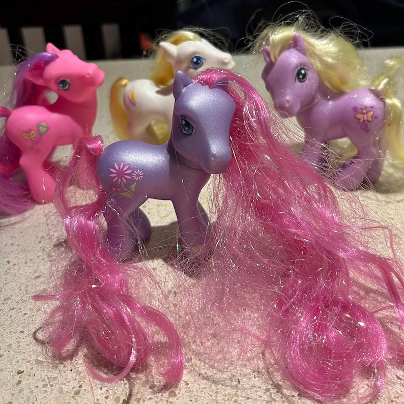 My Little Pony G3 2002 Vintage Hasbro - Sky Wishes, Flutter Butter ...