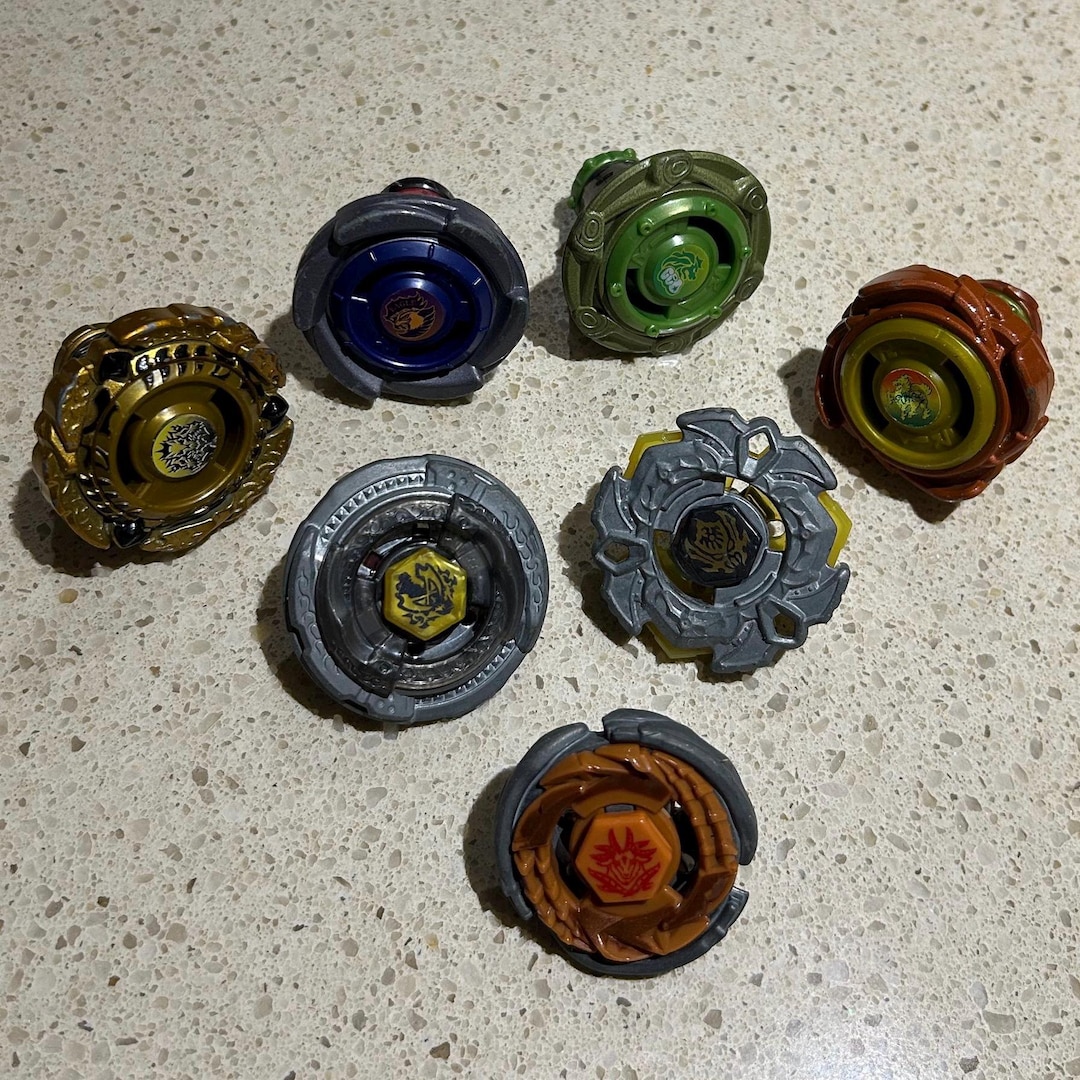 Metal Beyblades Vintage Metal Fury/masters/tornado Hasbro - Etsy