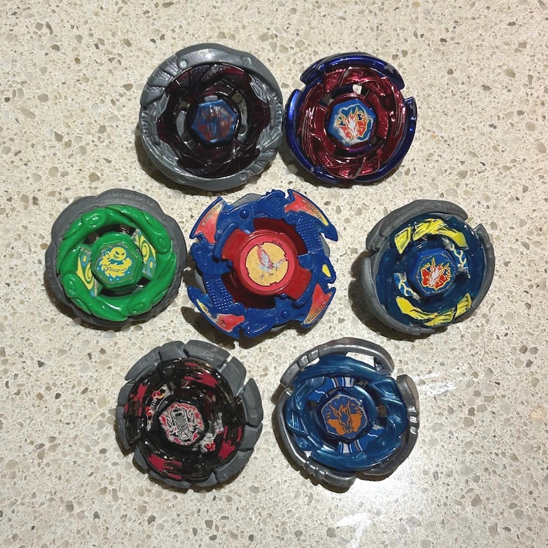 Metal Beyblades Vintage Metal Fusion Metal Masters Hasbro - Etsy