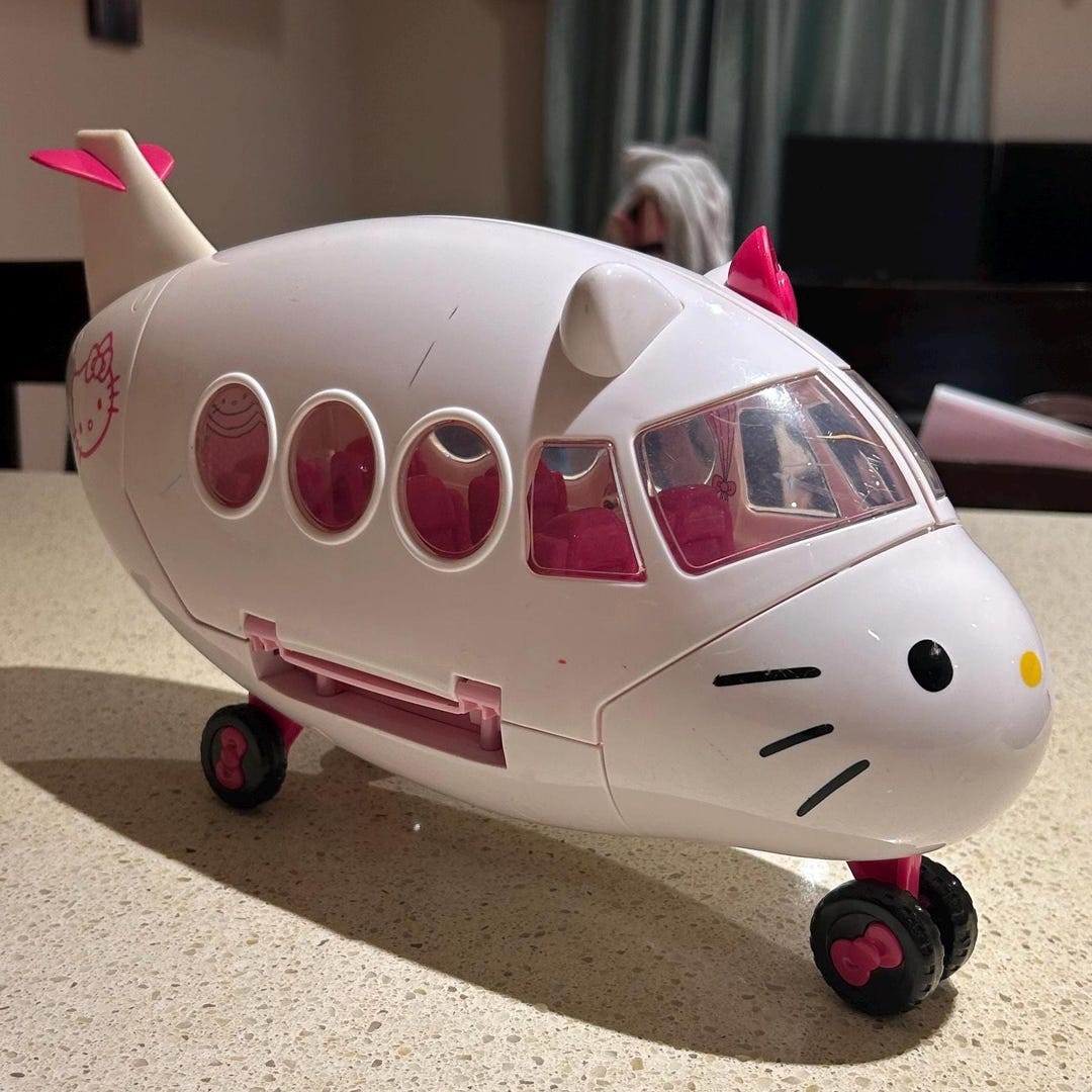Hello Kitty Jet Plane Playset Sanrio - Etsy