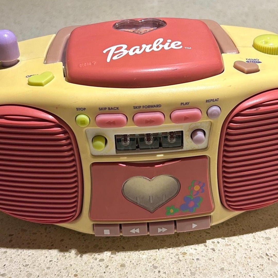 Barbie Dance With Me Talking Boombox 1999 Mattel - Etsy