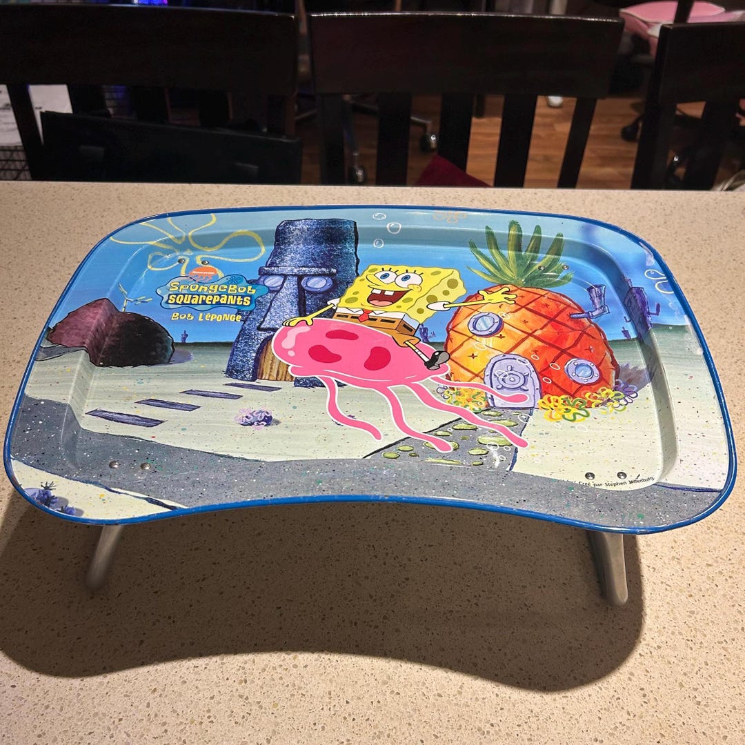 Spongebob Squarepants TV Tray Vintage 2005 Viacom International ...