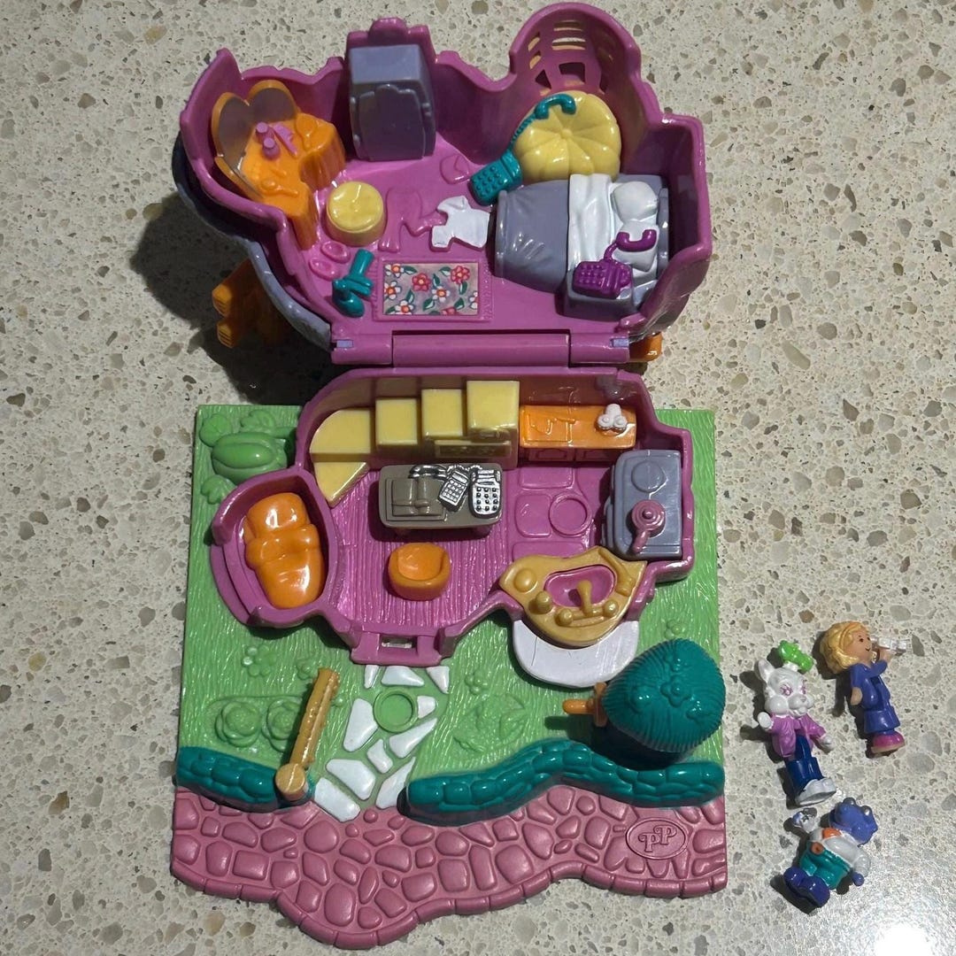 Polly Pocket Rabbit House 1994 Bluebird Vintage - Etsy