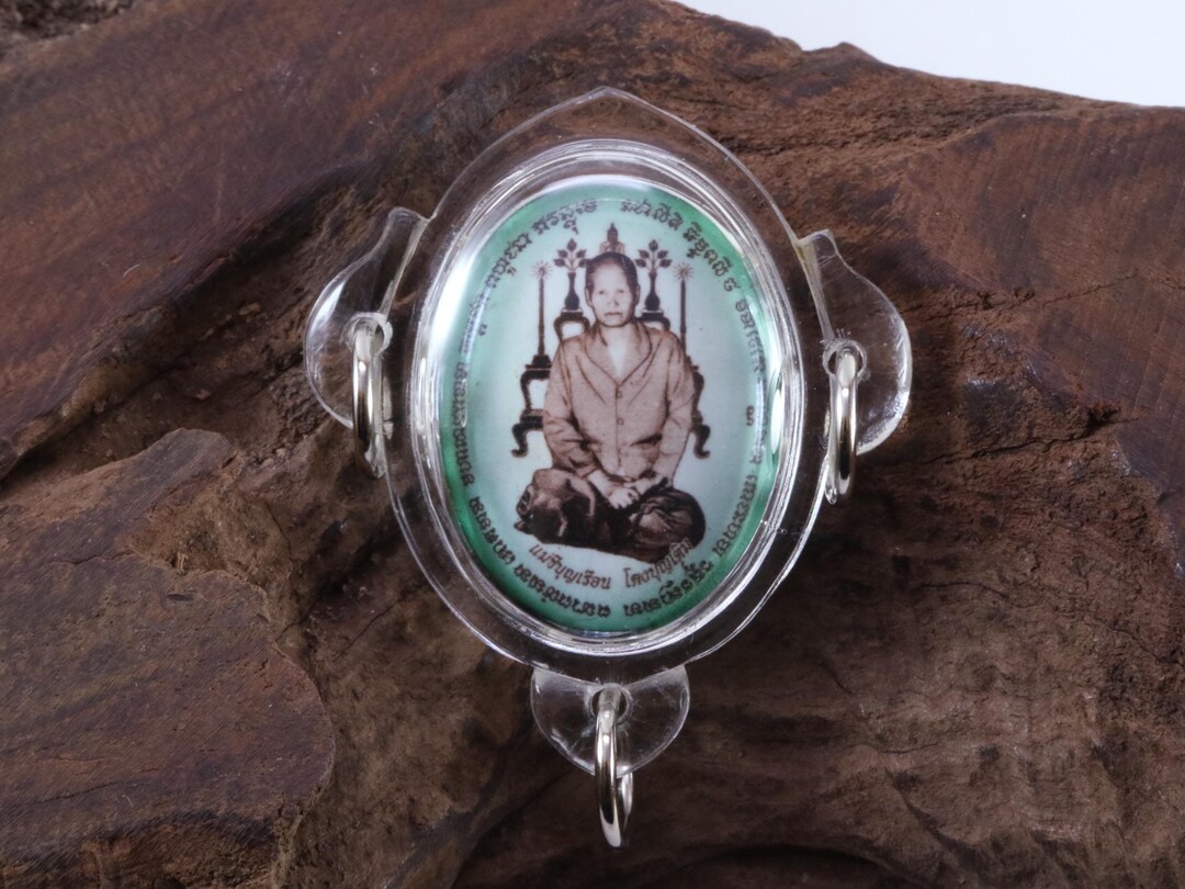 Mae Chee Boonruen Portrait Thai Buddhist Amulet, Wat Awut Clear ...