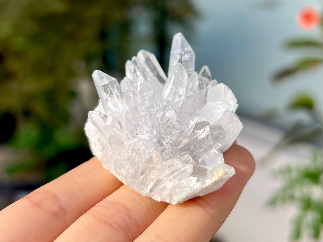 1#1PC Natural Rock Crystal Cluster 2# 1PC Natural Lavender in Guizhou ...