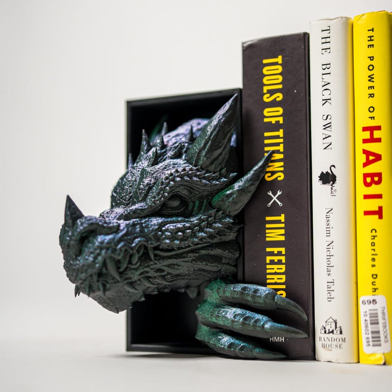 Dragon Bookends - Etsy