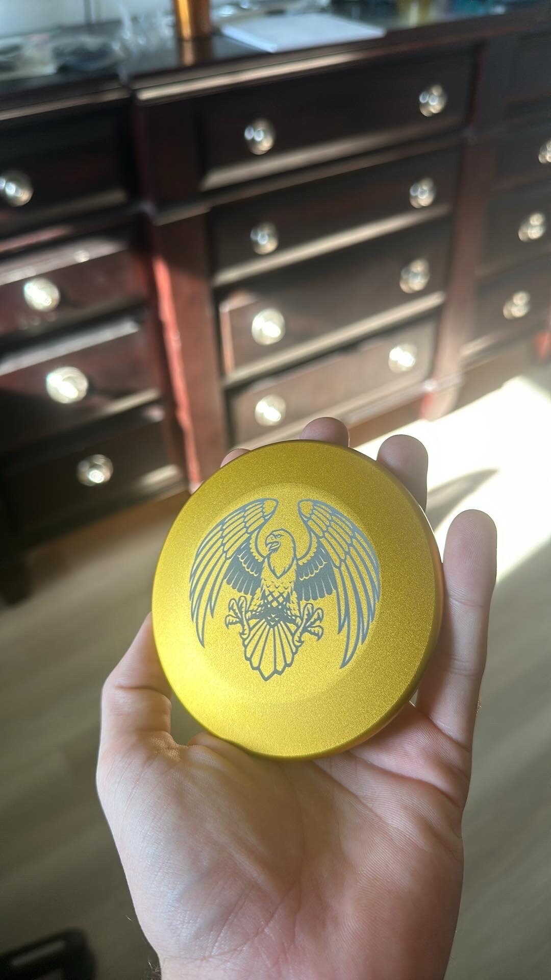 Aluminum Disc Golf Mini Marker EAGLE - Etsy