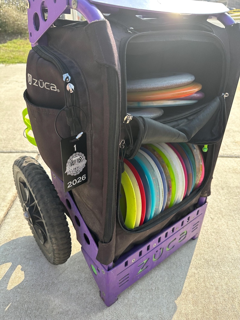 Custom Disc Golf Bag Tag – Anodized Aluminum Disc Golf Tag ...