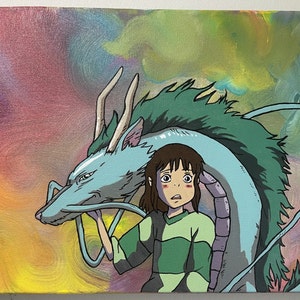 Spirited Away Canvas Painting - Etsy