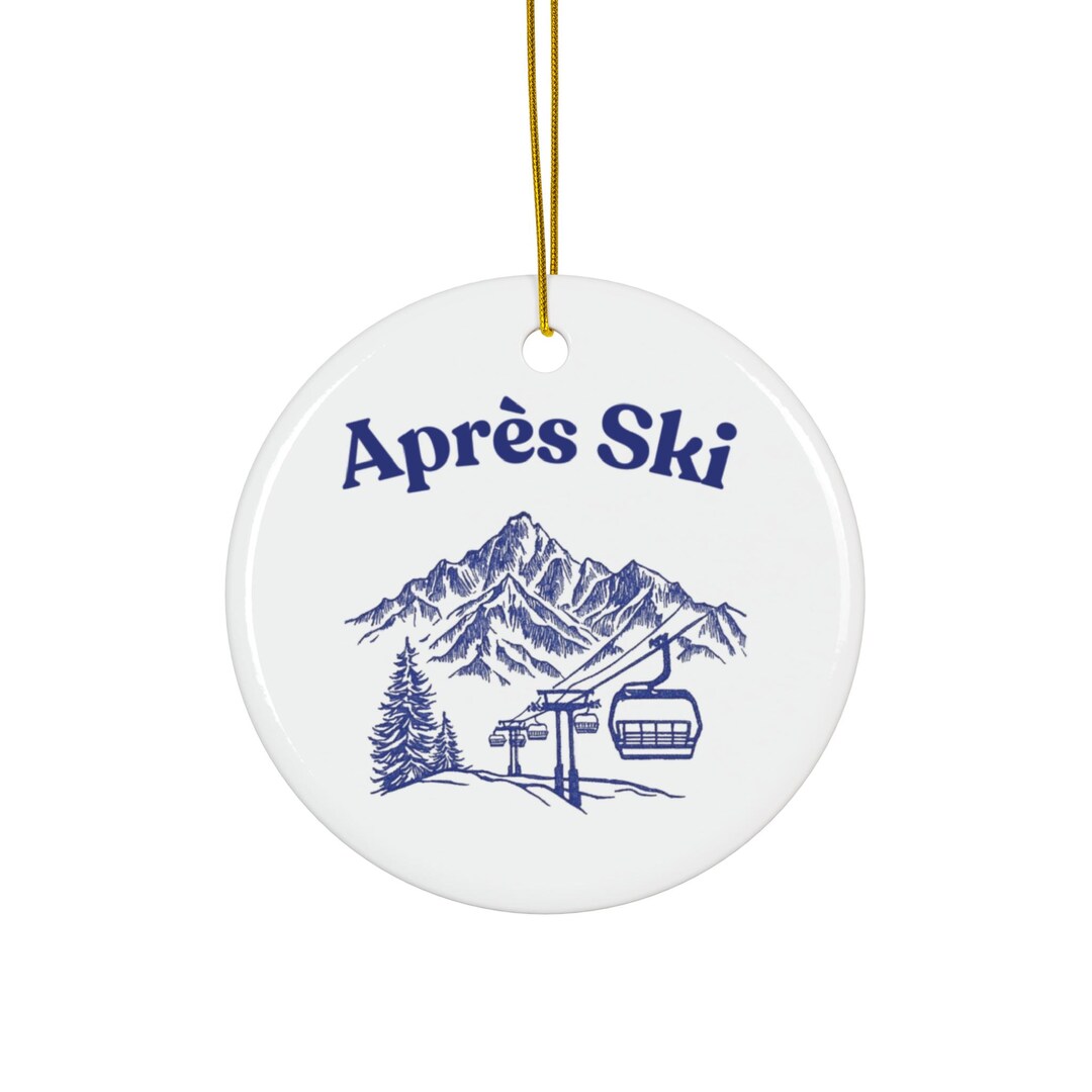 Après Ski Christmas Ornament Ski Gift Snowboarding Gift Winter Holiday ...