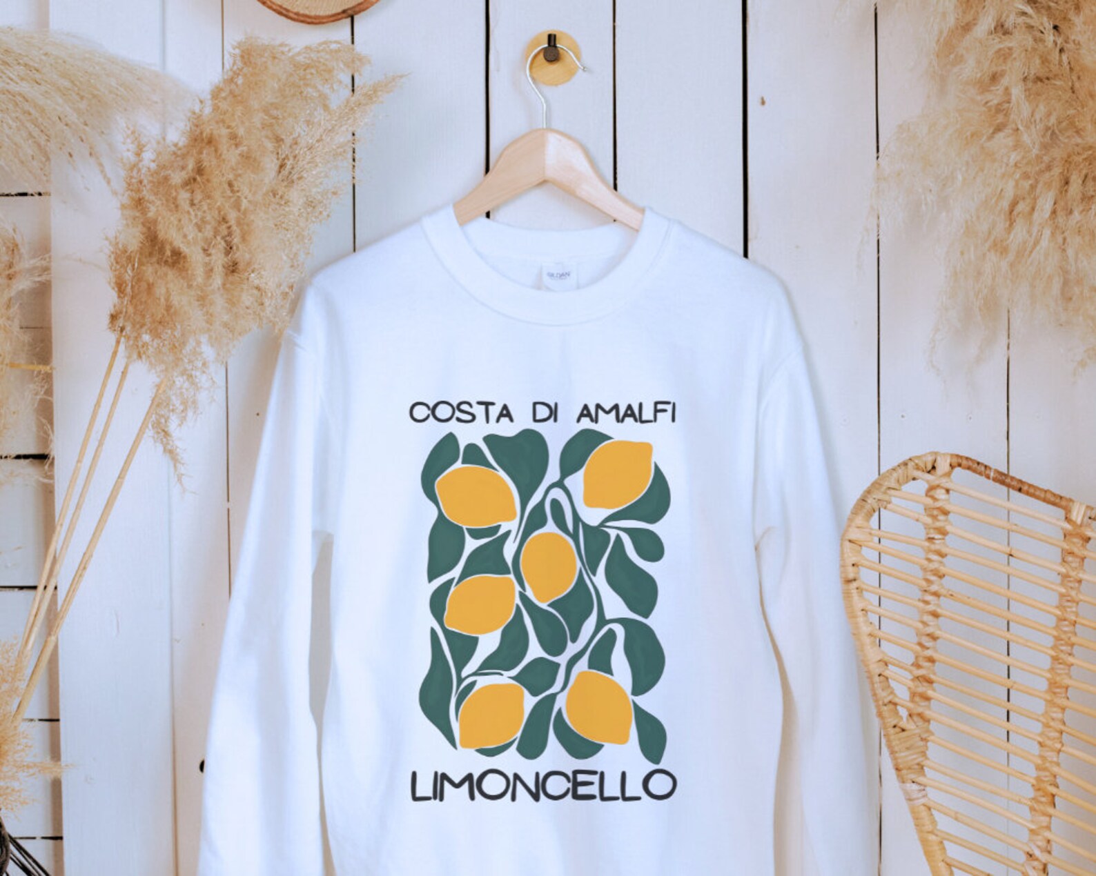 Limoncello Lemon Sweatshirt, Amalfi Coast Sweatshirt, Lemon Sweatshirt ...