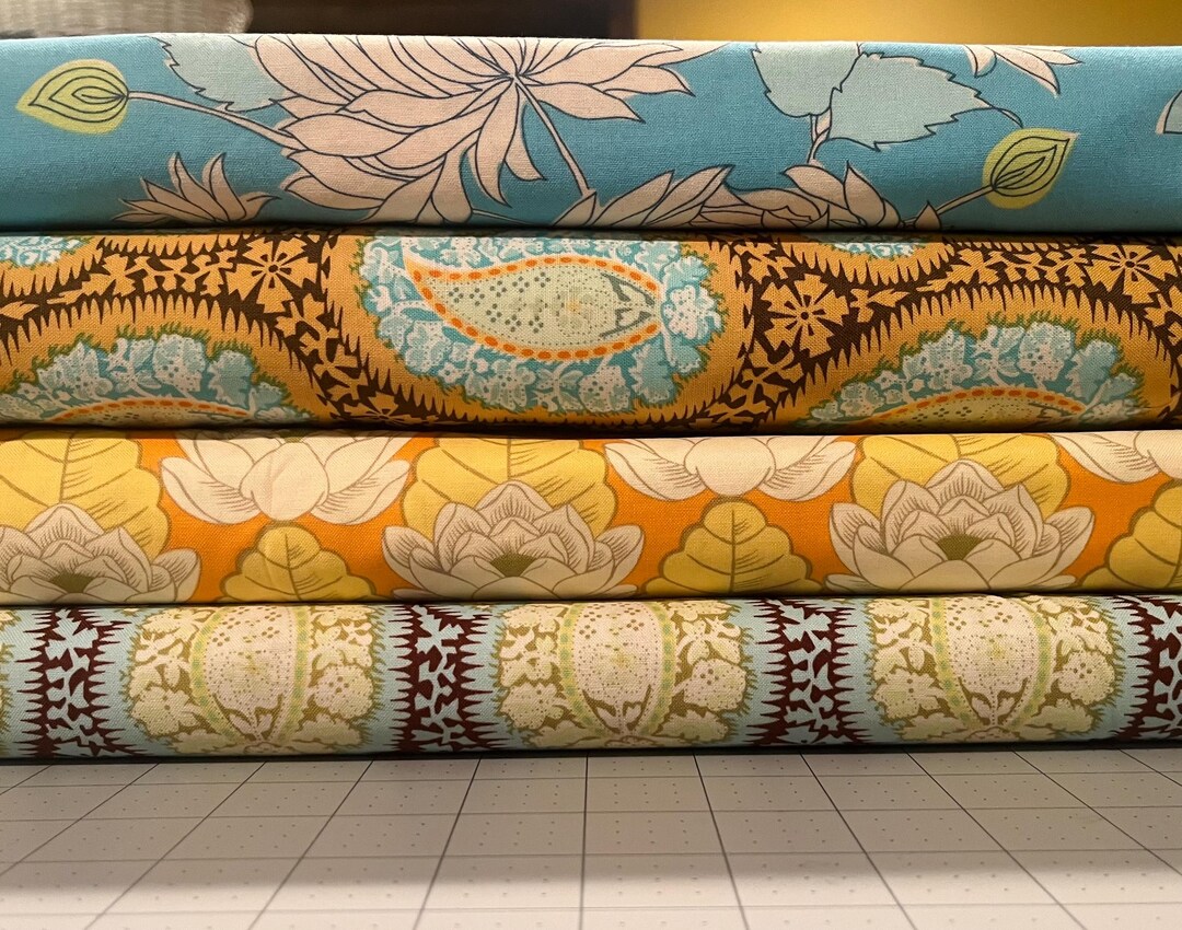 Amy Butler Belle and Lotus Collections 4 Fat Quarters OOP - Etsy